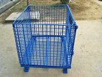 China High Strength Industrial Metal Pallet Cages - 800-1550mm Sizes, 500-2500kg Load Capacity, Galvanized Steel Construction for sale
