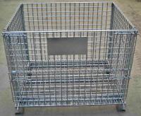 China Powder Coated Wire Mesh Pallet Cage 800-1550mm Sizes with 500-2500kg Load Capacity for Logistics for sale