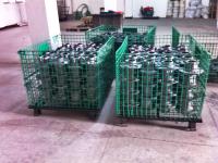 China Powder Coated Wire Mesh Pallet Cage 800-1550mm Sizes with 500-2500kg Load Capacity for Logistics for sale