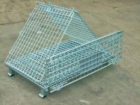 China Wire Mesh Pallet Cage with PP Board Protection Cover - 800-2000KG Load Capacity, 5.0-6.4mm Wire Diameter for sale