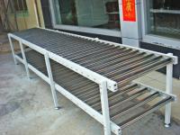 China Steel Curved Roller Conveyor System with 30-120KG Load Capacity and 620-1200mm Width Options for sale