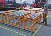 China Steel Curved Roller Conveyor System with 30-120KG Load Capacity and 620-1200mm Width Options for sale