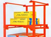 China Foldable Steel Stacking Storage Racks 1000-2000KG Capacity with Powder Coat Finish for sale
