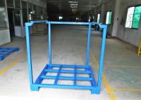 China Foldable Steel Stacking Storage Racks 1000-2000KG Capacity with Powder Coat Finish for sale