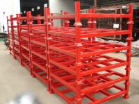 China Custom Adjustable Stacking Shipping Rack with Steel Plate - 1000-2000KG Capacity, Up to 5 High Stacking for sale