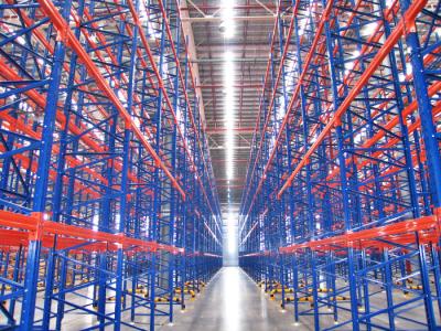 China Selective Pallet Racking 2500mm Width 4000mm Height 1000kg Capacity Steel Storage for sale