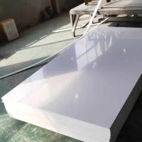 China Custom Extruded PVC-U Plastic Sheet White Thermoplastic for sale