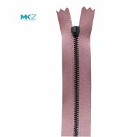 China Open End #5 #3 Black Metal Zipper Common Teeth Closed Tail Dumb For Clothing for sale