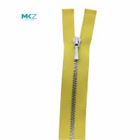 China 3# Metal Zipper Long Chain Zipper white copper zipper for sale