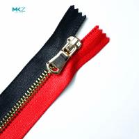 China 5# Contrast Color  Personality Zipper for jacket Metal Zipper for sale