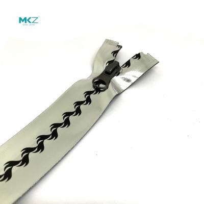 China Diving Dress Open End One Way TPU Water Proof Zippers for sale