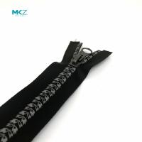 China Custom Single Open End #5 #8 Black Waterproof Zipper for sale