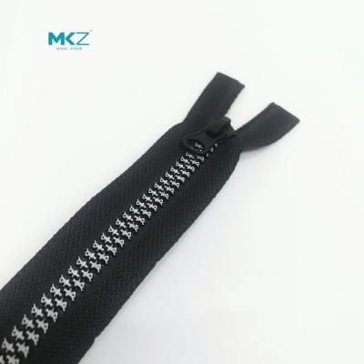 China Fashion Teeth Sports Bag #3 #5 Black Plastic Zip for sale