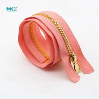 China Plastic Open End Pink #5 #7 #8 #10 Dress Resin Zipper for sale