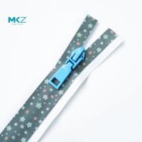 China Open End TPU Printing Children Clothes Water Proof Zippers for sale