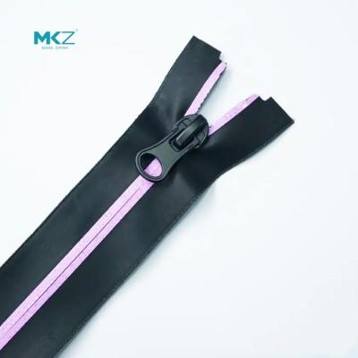 China TPU Long Finished Open End Dress Water Resistant Zipper for sale