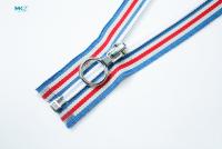 China Striped Y Teeth Open End 8 Inch 24 Inch Nylon Coil Zipper for sale