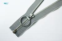 China Black And White Stripe #5 #4 Metal Zippers For Jeans for sale