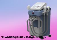 China IPL Hair Removal Machine 3500W Vertical 3Handles E-light TruMED(SHR+IPL+Nd:Yag) for sale