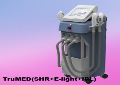 China IPL Hair Removal Machine 3500W Vertical 3Handles E-light TruMED(SHR+IPL+Nd:Yag) for sale