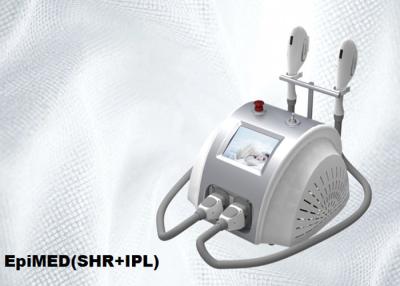 China Portable Permanent SHR laser hair and tattoo removal machine Painless 16 x 50mm Spot Size for sale