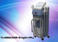 China 3500W Vertical 3 Handles Facial IPL E-light Beauty SHR Hair Removal Machine for sale