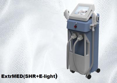 China Permanent Laser Hair Removal Machine ,  Vertical 2 Handles Multifunction face beauty machine for sale