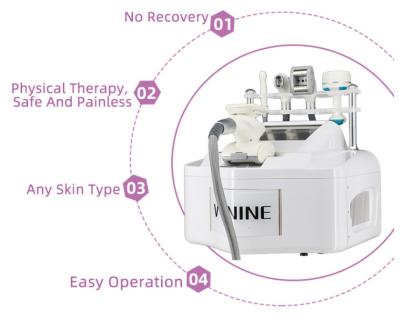 China 5 In 1 490nm 560nm 40KHZ Vacuum Slimming Machine for sale