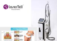 China White Lasertell 10MHz Rf Lipo Cavitation Machine Body Figuring for sale