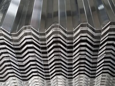 China O-H112 Corrugated Aluminum Panels Exterior Facade Decorative Corrugated Wall Cladding for sale