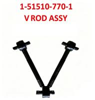 China 1-51510-770-1 Cast Iron V rod Assy Black Color For ISUZU Truck Parts for sale