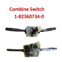 China 1-82360734-0 Combine Switch Turn Signal Control Raven Black / Matte Black For Isuzu Truck Parts for sale