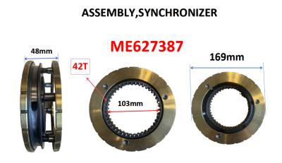 China ME627387 6D15 6D16 SYNCHRONIZER ASSY Friction Cone 42T 2ND & 3rd Speed for sale