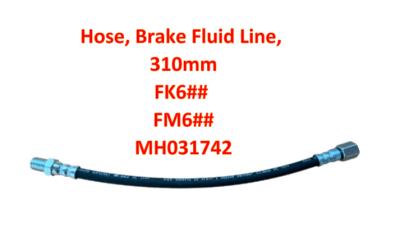 China MH031742 BRAKE FLEX AIR HOSE AIR GOVERNOR VALVE L = 300MM FM657 FK618 for sale