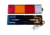 China 20 LED Truck Universal Tail Lights 12V 24V Trailer Rear Reverse Brake Lamp Side Turn Signal for Car for sale