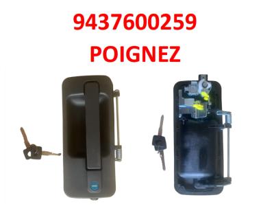 China DOOR HANDLE RIGHT COMPLETE WITH LOCK CYLINDER 9437600259 for sale