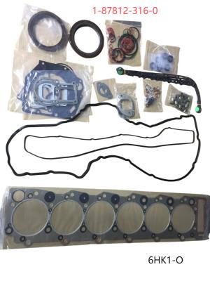China 6HK1 Engine Gasket Kit 1-87812-316-0 For Isuzu JS330 ZX330 ZAX330 Excavator for sale