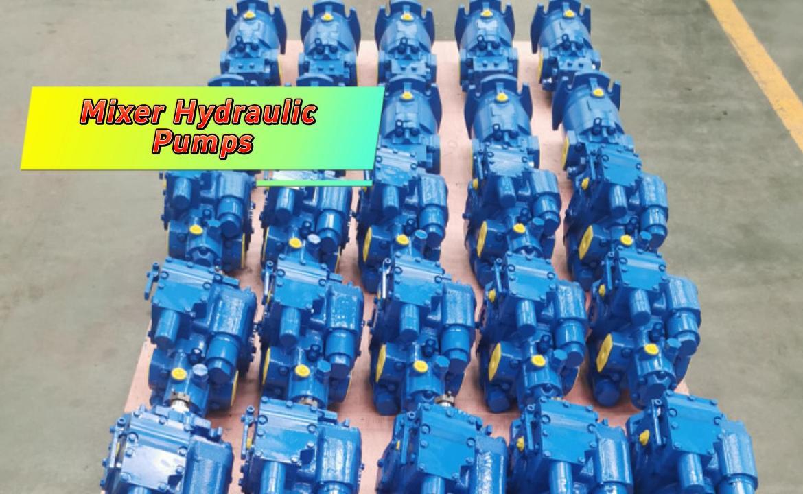 Mixer truck hydraulic pump