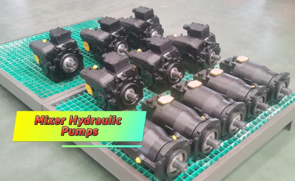 Mixer truck hydraulic pump motor
