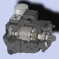 China 42MPa Variable Displacement Axial Piston Pump HPV110 for Cotton Harvester Hydraulic System for sale