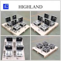 China Highland MYHT-1-5 Hydraulic Flow Meter 500 L/min 420 Bar with Dual Pressure Gauges for sale