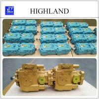 China Highland Tandem Hydraulic Pump 110+110 cc Cast Iron Axial Piston Variable Displacement 35 MPa for sale