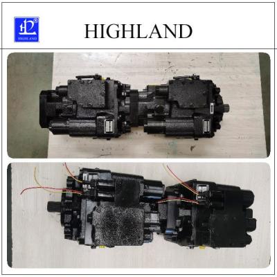 China Highland Tandem Hydraulic Pump 110+110 cc Cast Iron Axial Piston Variable Displacement 35 MPa for sale