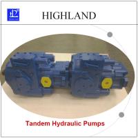 China 350 Bar Tandem Hydraulic Pump Variable Displacement 110cc/R+110cc/R for sale