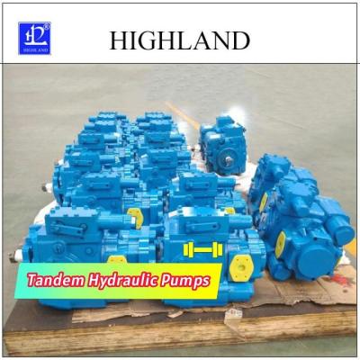 China Highland Tandem Hydraulic Pump Variable Displacement 110cc 42Mpa 2900rpm Axial Piston for sale