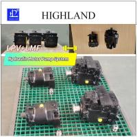 China Highland HPV200 Hydraulic Motor Pump System 30-130cc Cast Iron Housing for Rice Harvester for sale