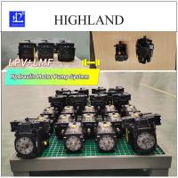 China Highland HPV200 Hydraulic Motor Pump System 30-130cc Cast Iron Housing for Rice Harvester for sale