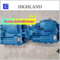 China Highland HPV50 Harvester Tandem Hydraulic Pump 50Ml/r 97% Efficiency Cast Iron for sale