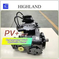 China Highland PV22+MV23 Underground Truck Hydraulic Pumps 69.8 ml/r 35 Mpa Patent Certified for sale