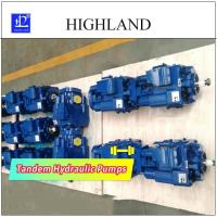 China Industrial Tandem Hydraulic Pumps With Swash Plate Structure Design for sale
